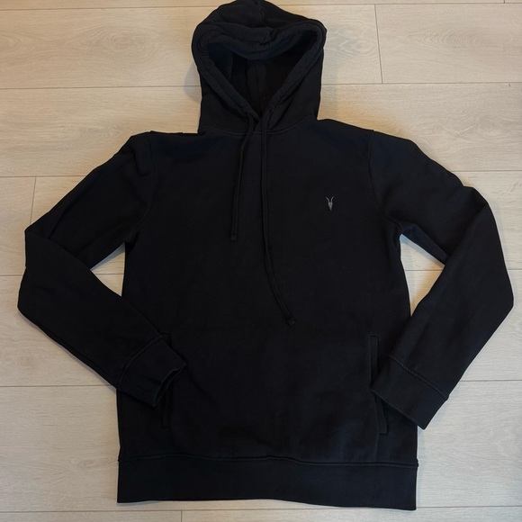 All Saints | Shirts | All Saints Hoodie Black Mens Heavy Gage | Poshmark